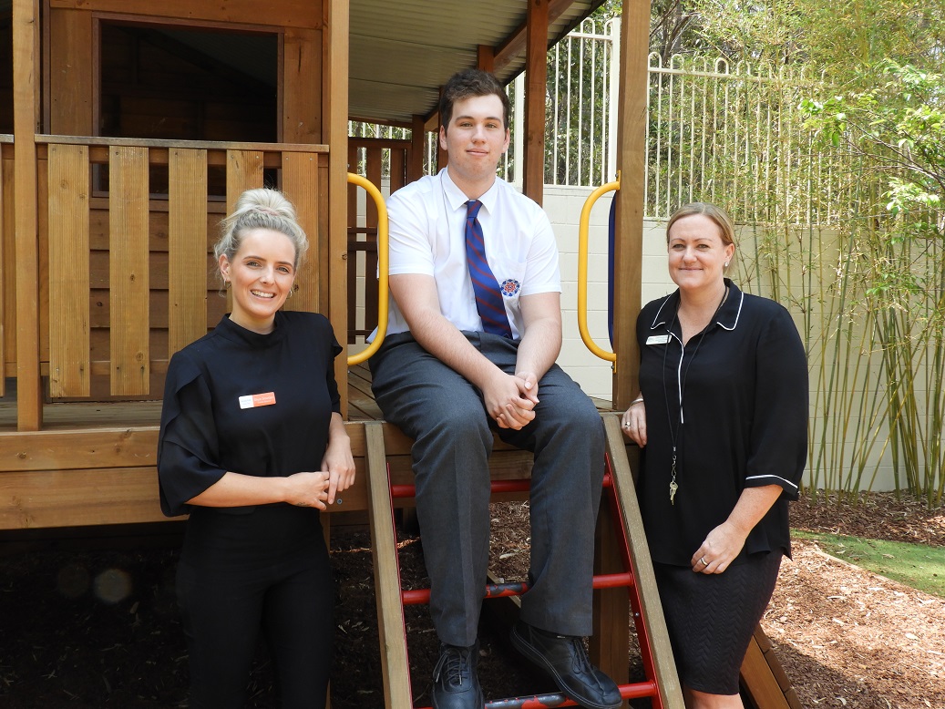 Dominic is still at school but getting a head start on his career path ...