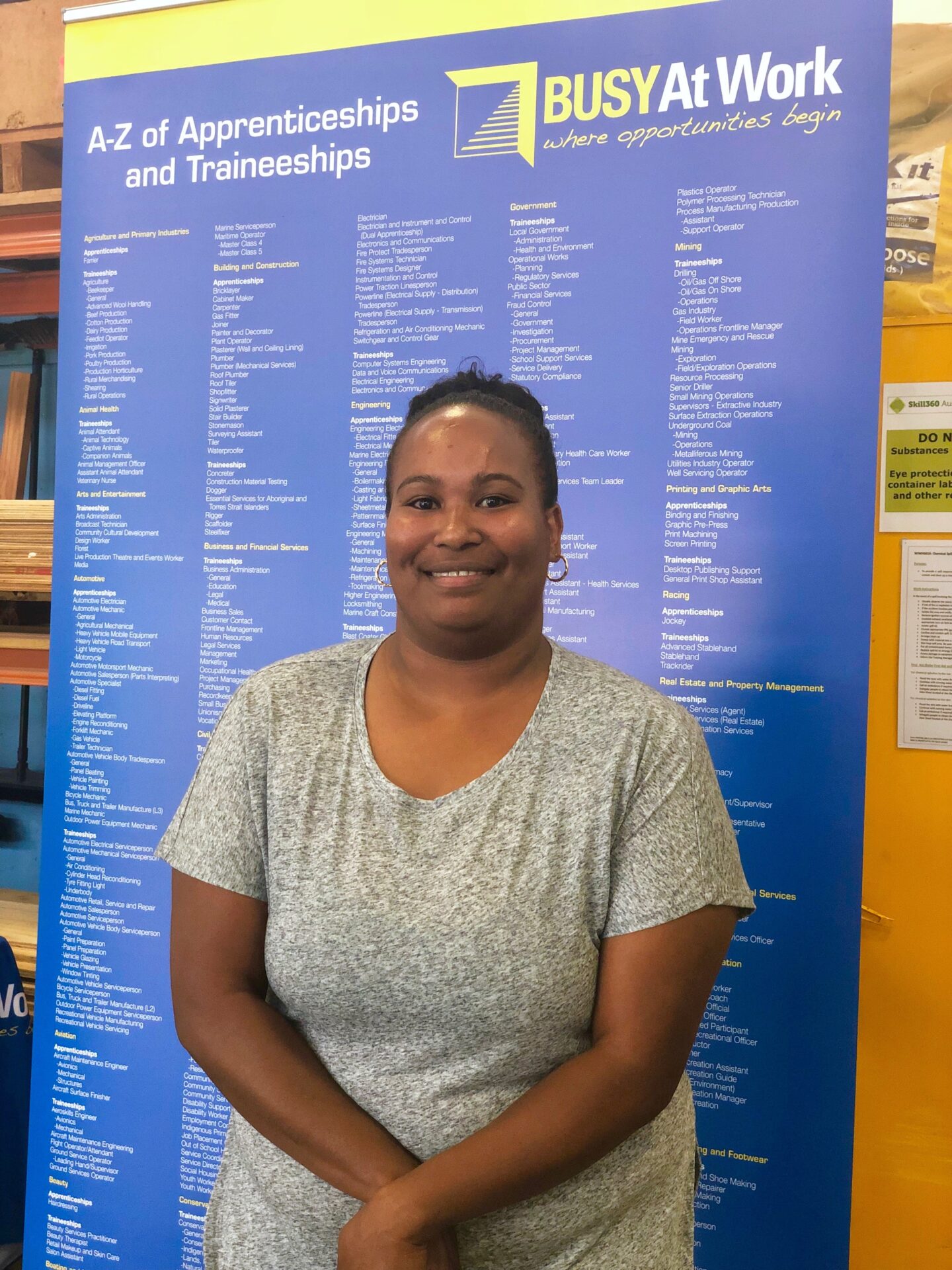 Hard-working mum comes out on top of her traineeship - BUSY at Work